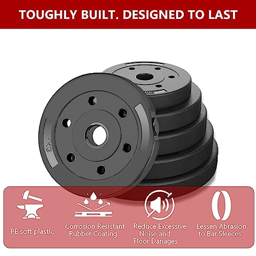 Snapklik.com : Weight-Plates-1 Inch Barbell-Plates, Olympic Weighted ...