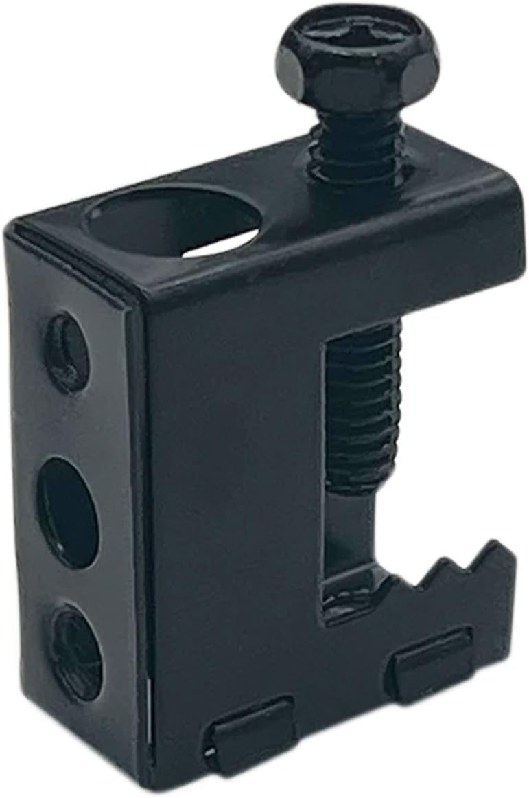 Upgrade Baudelun 1/4"-20 Beam Clamps, Black Steel Bolt-on Beam Clamp ...