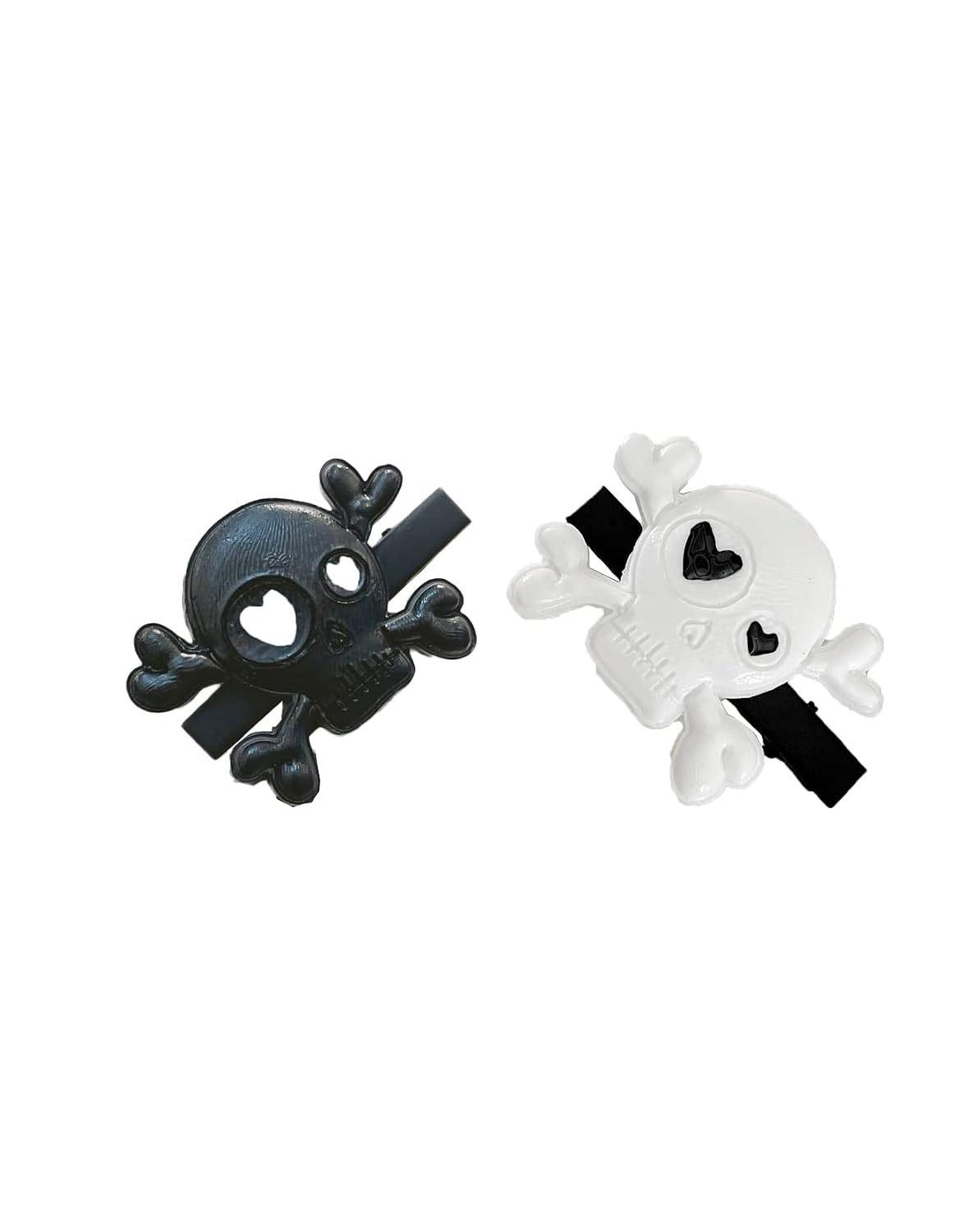 Amazon.com : Halloween Skull Hair Clips Skeleton Hair Barrettes Clips ...