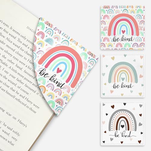 Amazon.com: Icycay Cute Black Cat Corner Bookmarks, Funny Leather Book ...