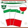 Amazon.com: 3 Pack Italian Flag Tablecloth, Italian Themed Disposable ...
