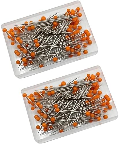 Amazon.com: Sunenlyst Sewing Pins, 500 Pcs Straight Pins Ball Glass ...