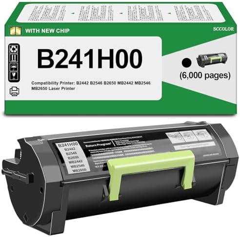 Amazon.com: B241H00 Toner Cartridge High Yield Compatible B241H00 Black ...