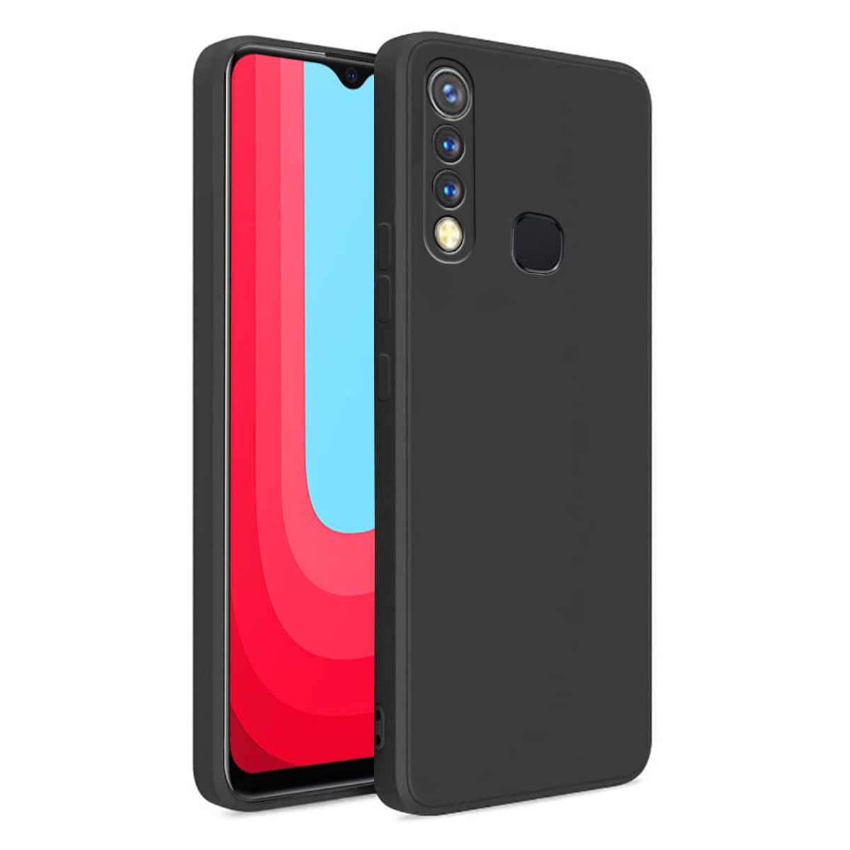 LIRAMARK Silicone Soft Back Cover Case for Vivo Y19 / U3 / U20 ...