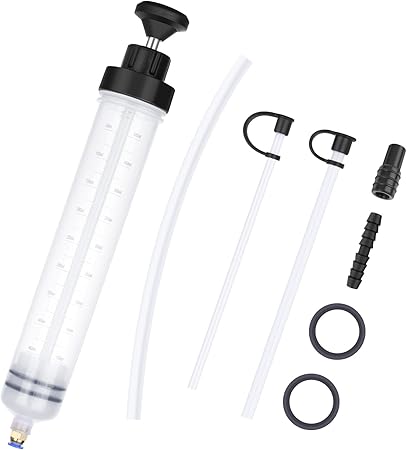 flintronic Oil Suction Syringe, 500cc Oil Suction Gun Oil Change ...