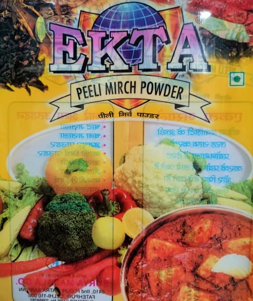 EKTA® - Natural (100%) Yellow Chilli Powder Ultimate Taste | Indian ...