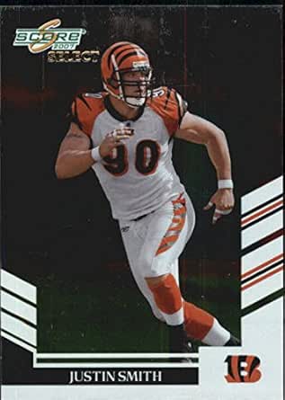 Amazon.com: 2007 Select #191 Justin Smith NFL Football Trading Card ...