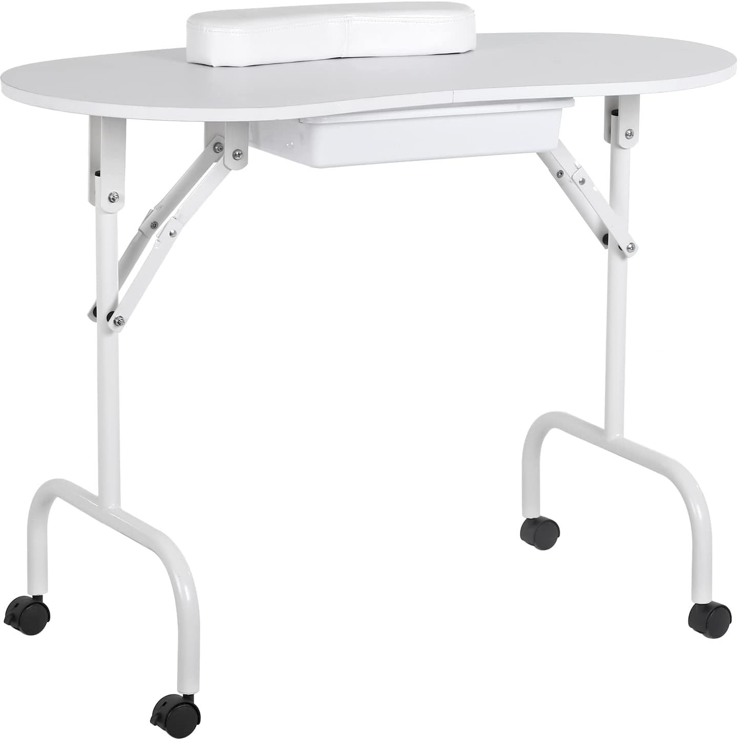 Amazon.com: Portable & Foldable Manicure Table Nail Desk Workstation ...