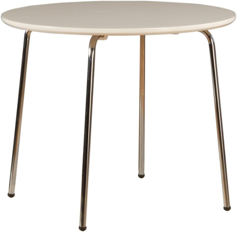 Amazon.com: Powell White Dry-Erase Activity Table with Chrome Legs ...