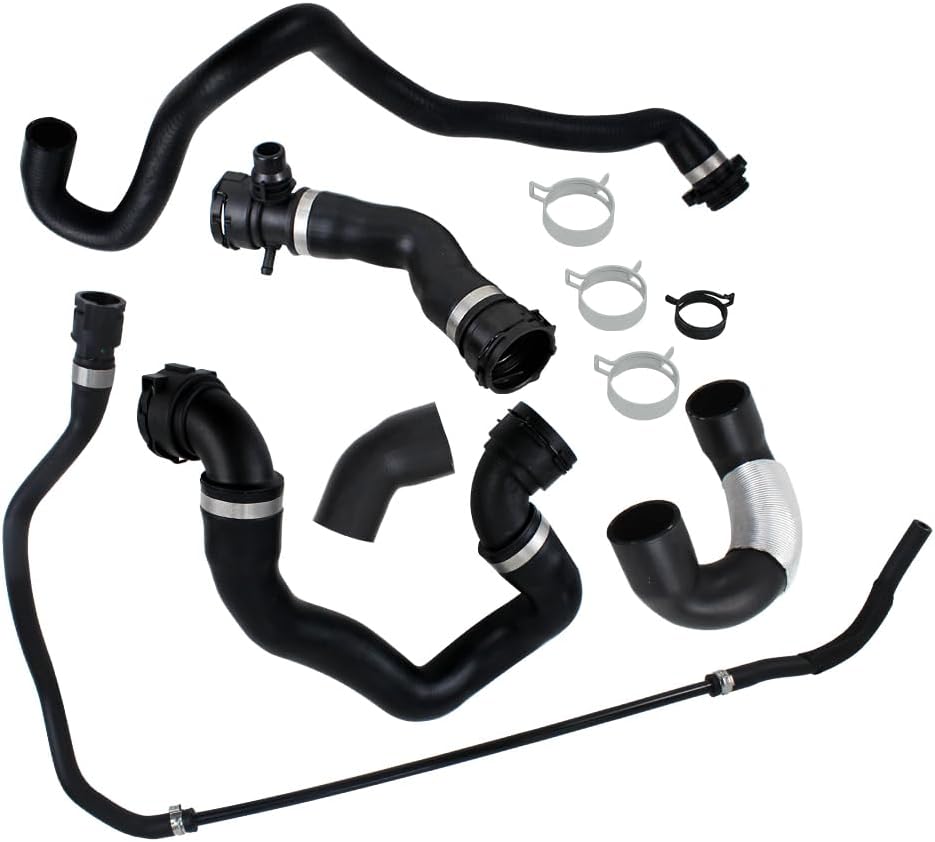 Amazon.com: 6Pcs 17127604542 Radiator Coolant Water Hose Pipe Kit ...