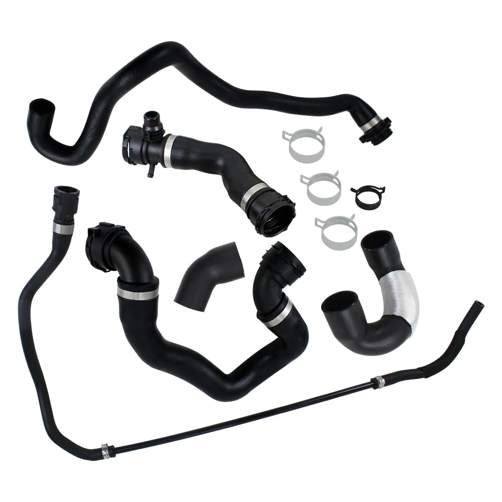 Amazon.com: 6Pcs 17127604542 Radiator Coolant Water Hose Pipe Kit ...