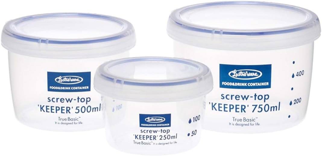 Amazon.com: Classic Cuisine 5-Pack Glass Food Storage Containers Set ...