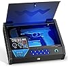 Amazon.com: MOLICAR Gun Safe, Biometric Gun Safes for Handgun with LCD ...