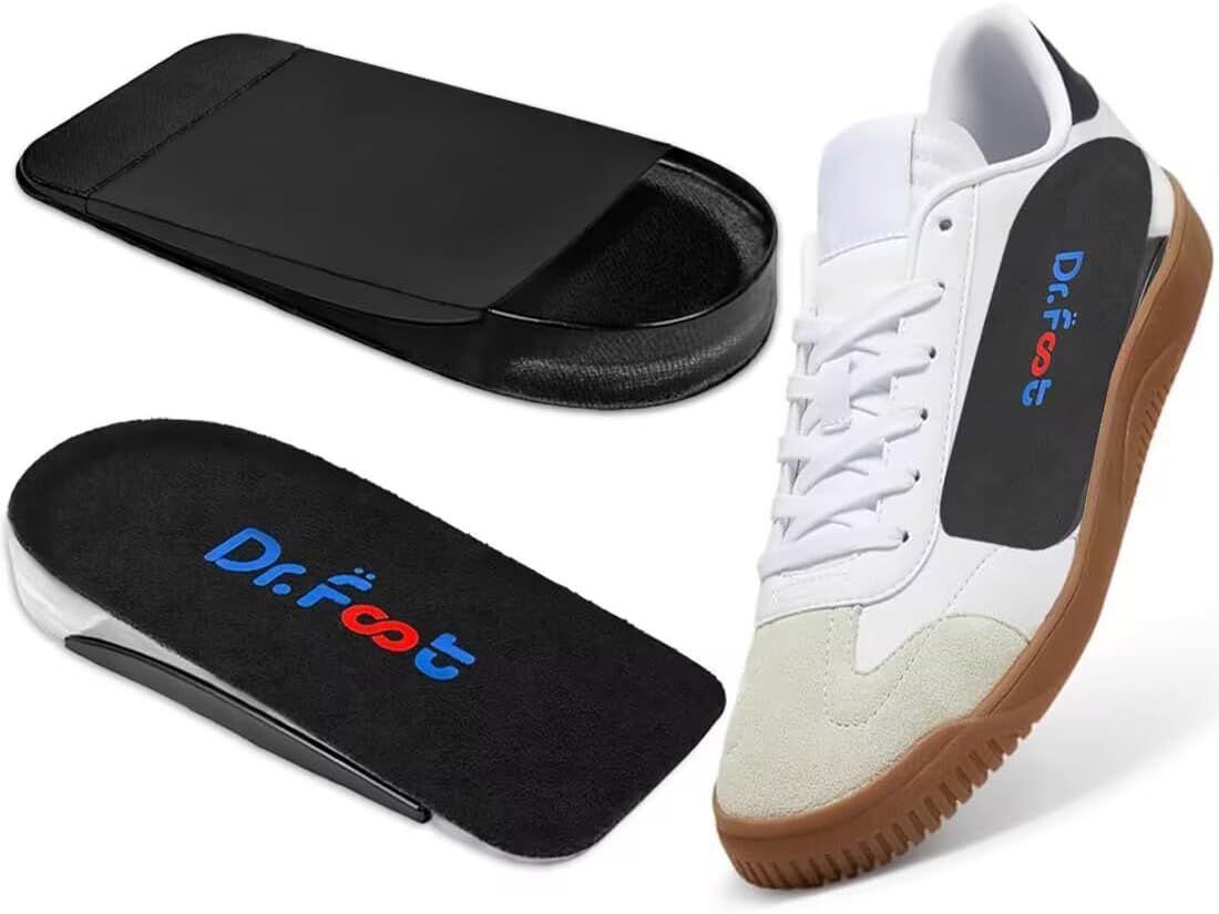 Amazon.com: Dr.Foot Heel Lift Inserts for Leg Length Discrepancies ...