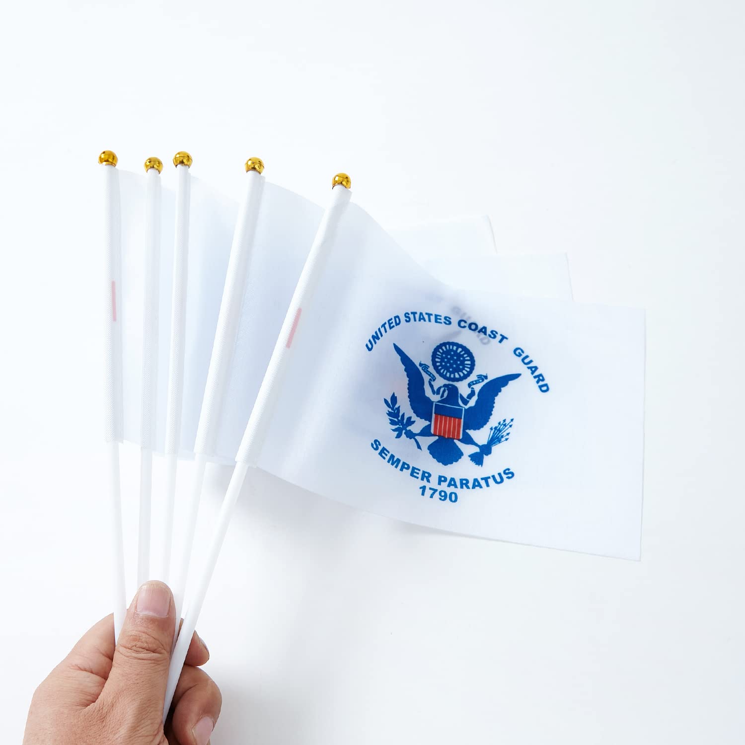 Snapklik.com : WXTWK 12 Pack American USA Coast Guard Desk Flag Small ...