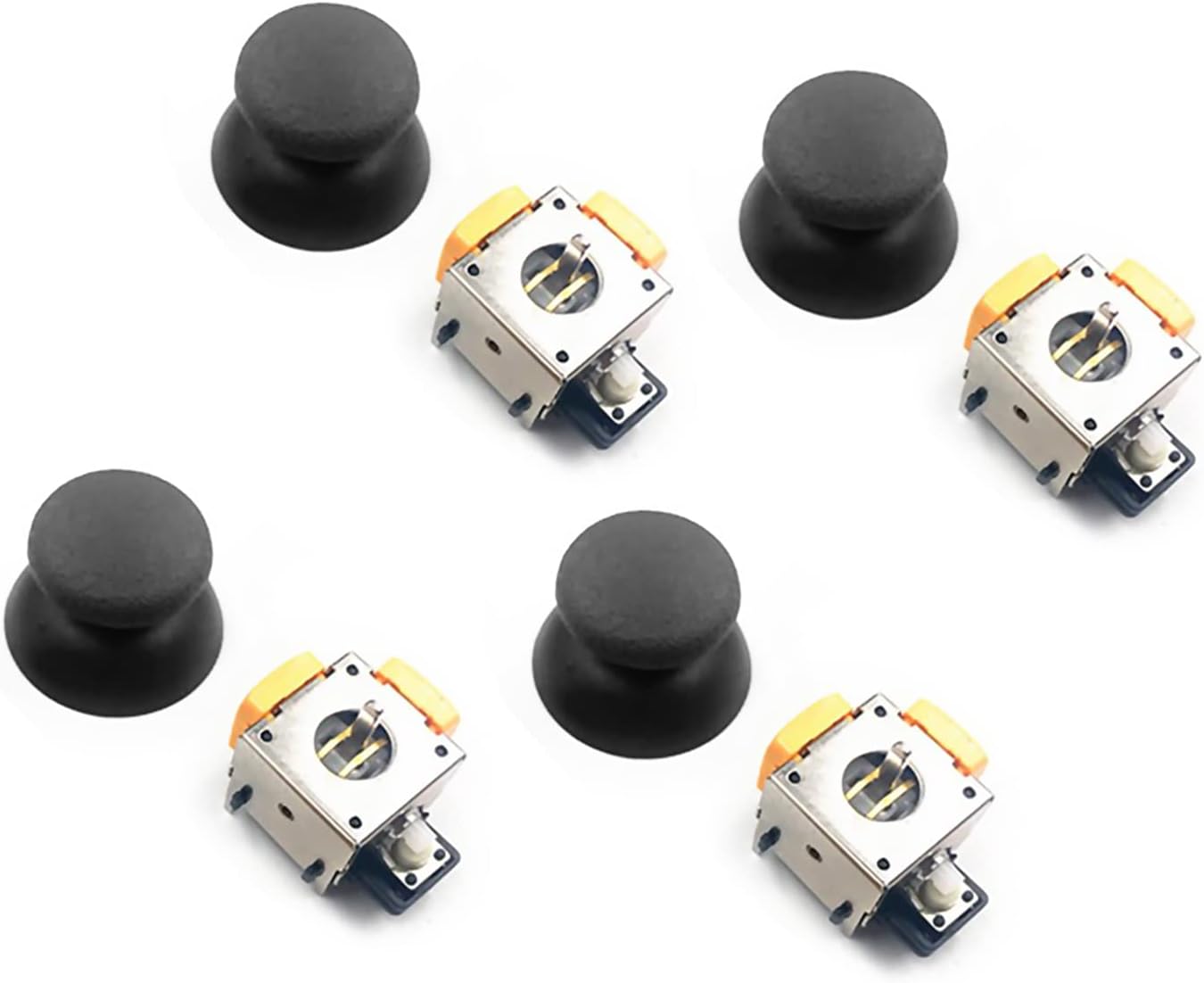 Amazon.com: Pack 4 Extra Joystick + Thumbsticks Set for PS2 Controller ...