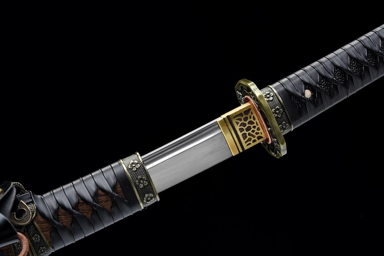 Handmade Real Full Tang Chinese Ruyi Taichi Sword Pattern Steel with ...