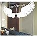 Amazon.com: Custom Color PopDecals - Angel's Wings - removable vinyl ...