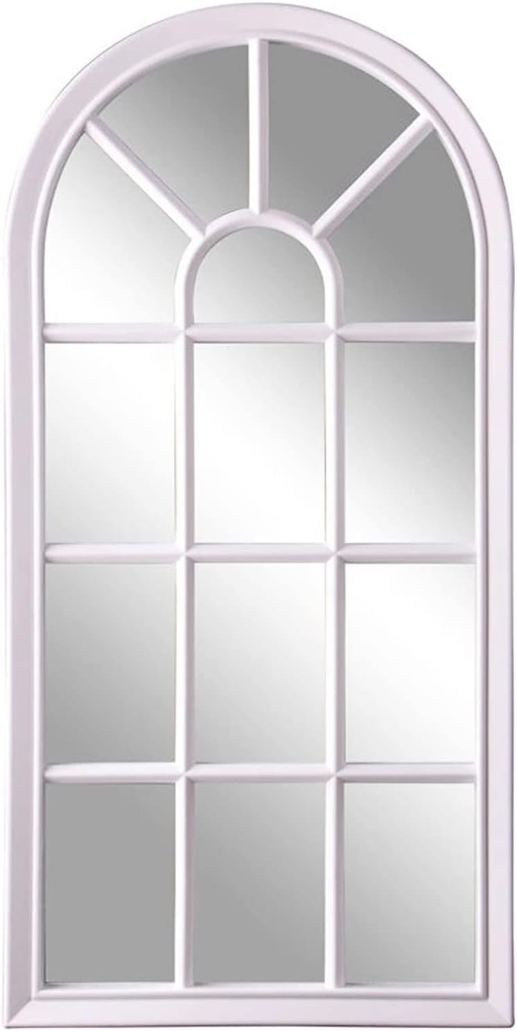 Amazon.com: hapygasmAZ Cathedral Arched Windowpane Wall Mirror Window ...