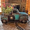 Amazon.com : Retro Creative Car Flower Pot, Farmhouse Rustic Metal ...
