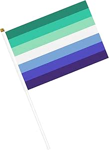 Amazon.com : LGBTQ Gay Pride Flag Flags Small Mini Flag Handheld Sign ...