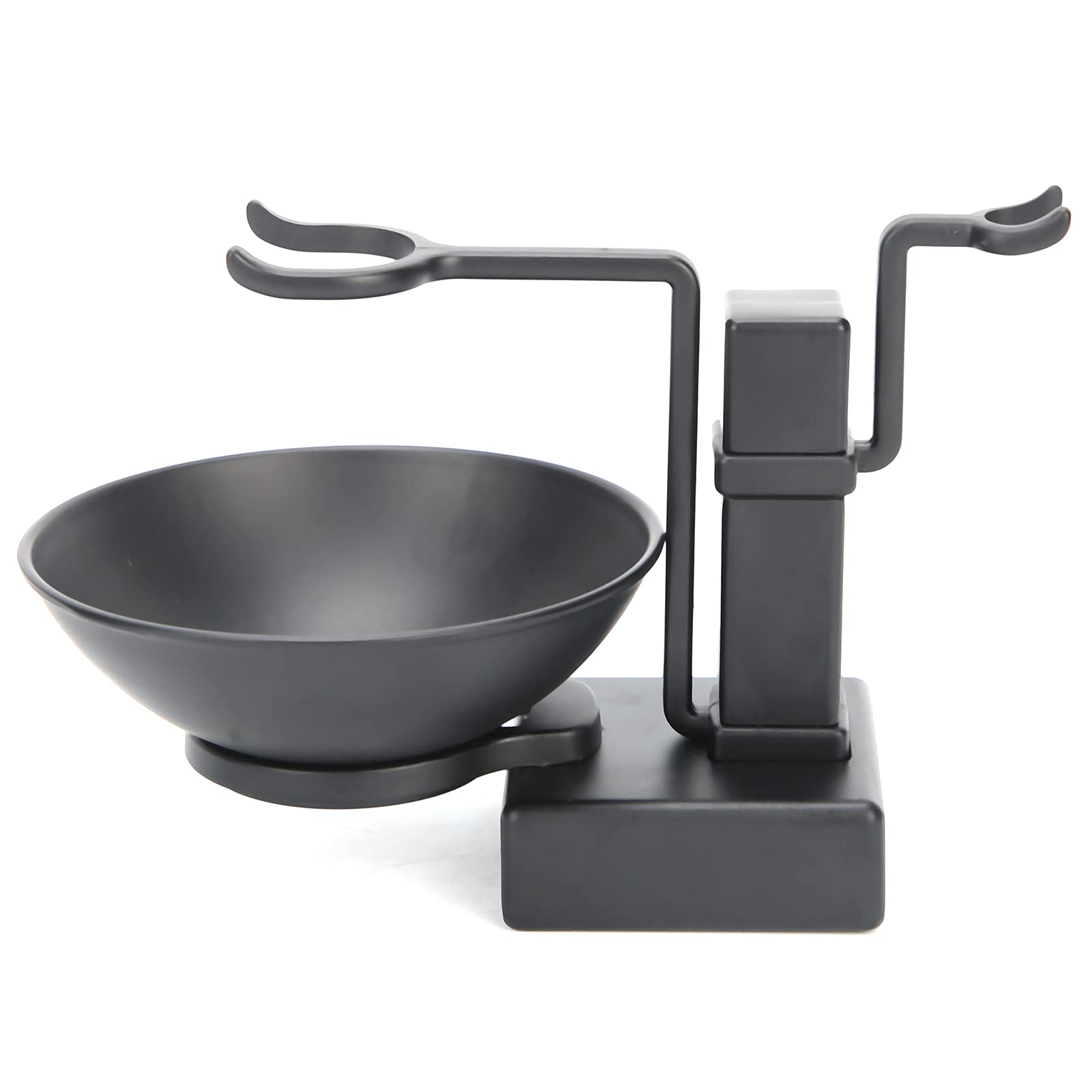 Shaving Brush Holder, Black Stainless Steel Shaving Brush Razor Stand ...