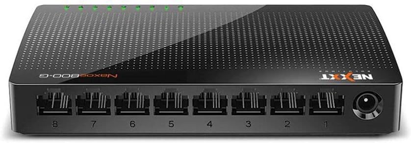 Amazon.com: Nexxt Solutions 8-Port Gigabit Fast Ethernet Network Switch ...