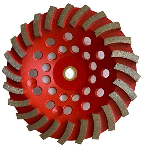 Amazon.com: Premium 7 Inch Diamond Turbo Cup Wheel for Grinding ...