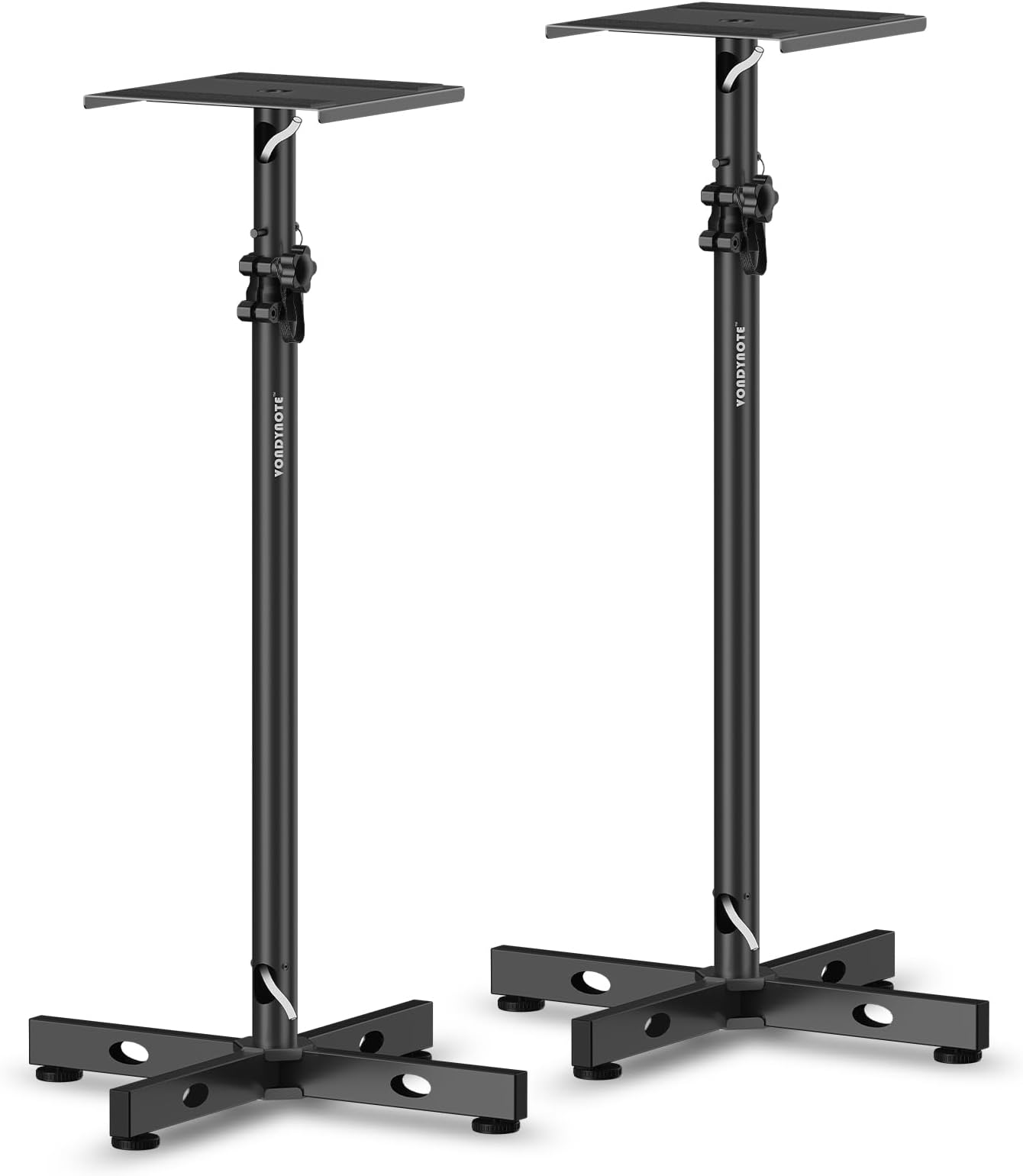 Amazon.com: Pyle Dual Studio Monitor 2 Speaker Stand Mount Kit - Heavy ...