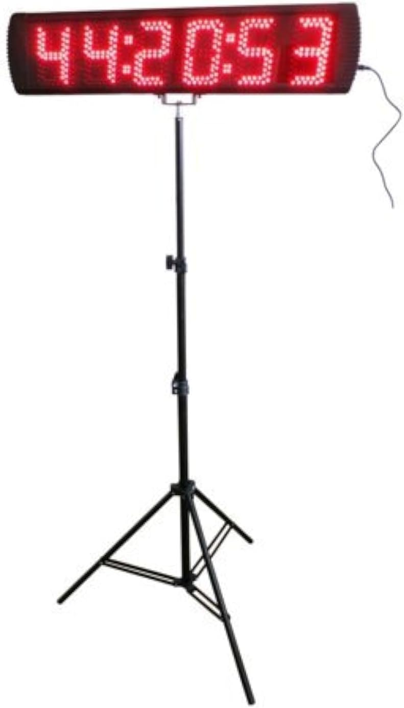 Amazon.com: BestLED Red Color Portable 5 Inch LED Race Timing Clock for ...