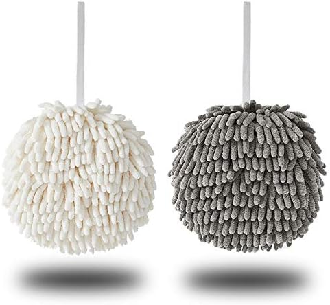 Amazon.com: XHMAXE 12-Pack fuzzy ball hand towel 7.1 Inch Soft ...