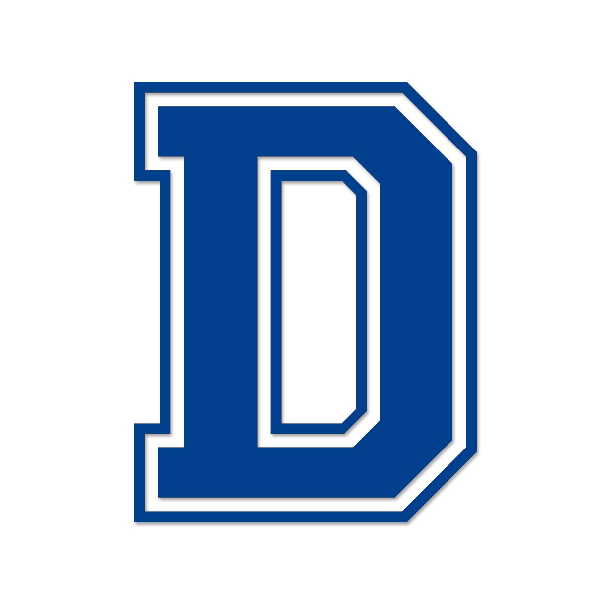 Blue Letter D