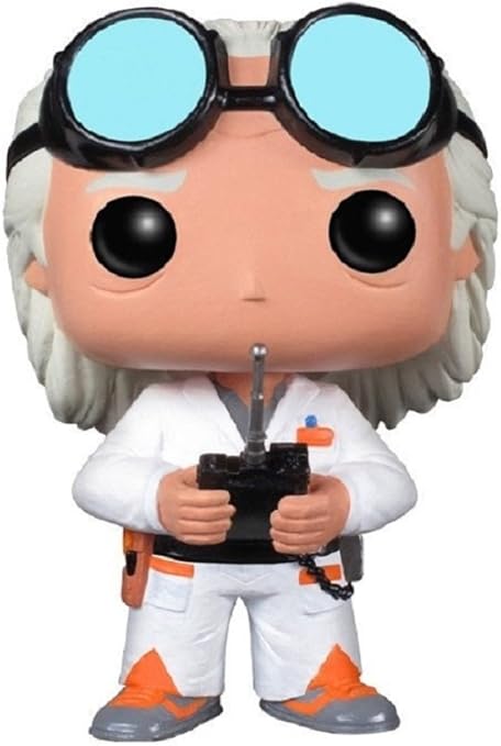 Amazon.com: Funko POP Movie Back to The Future Doc Vinyl Figure ...