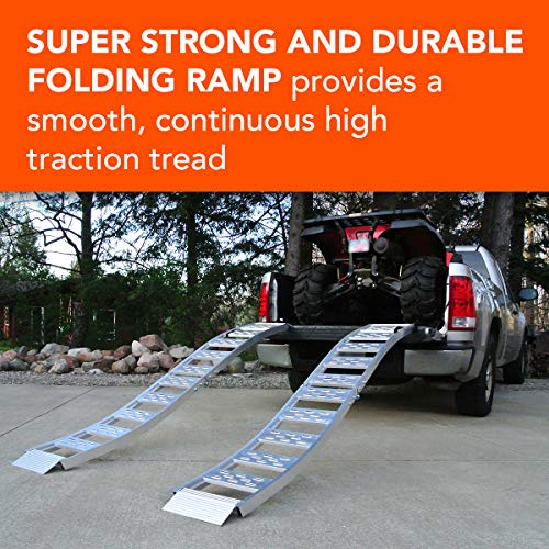 Snapklik.com : CargoSmart Aluminum Folding S-Curve Ramp