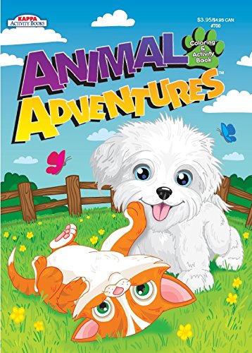Animal Adventures - Coloring & Activity Book: Kappa Books Publishers ...
