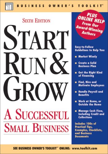 Start Run & Grow: A Successful Small Business: Amazon.co.uk: Toolkit ...