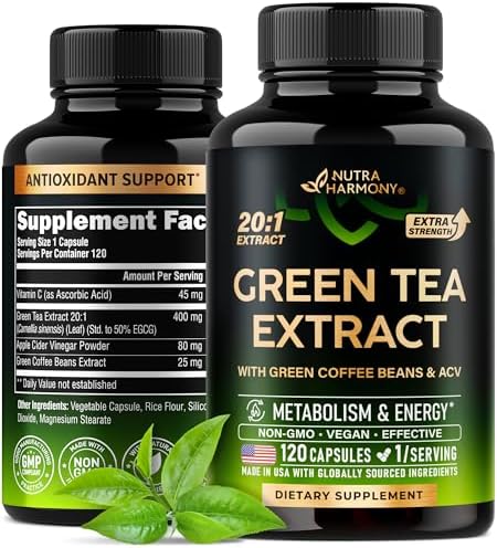 Amazon.com: Green Tea Extract Capsules with Green Coffee Beans & Apple ...