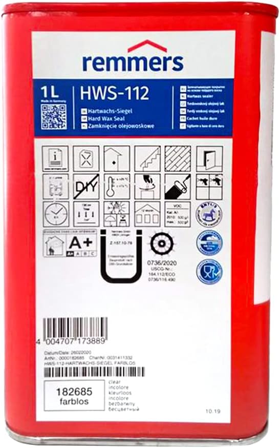 Remmers HWS-112 Hartwachs-Siegel Versiegelung Wachs (1l) : Amazon.de ...