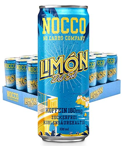 NOCCO BCAA Limon Del Sol 24x330ml - mit 180mg Koffein !!! STARKE ...