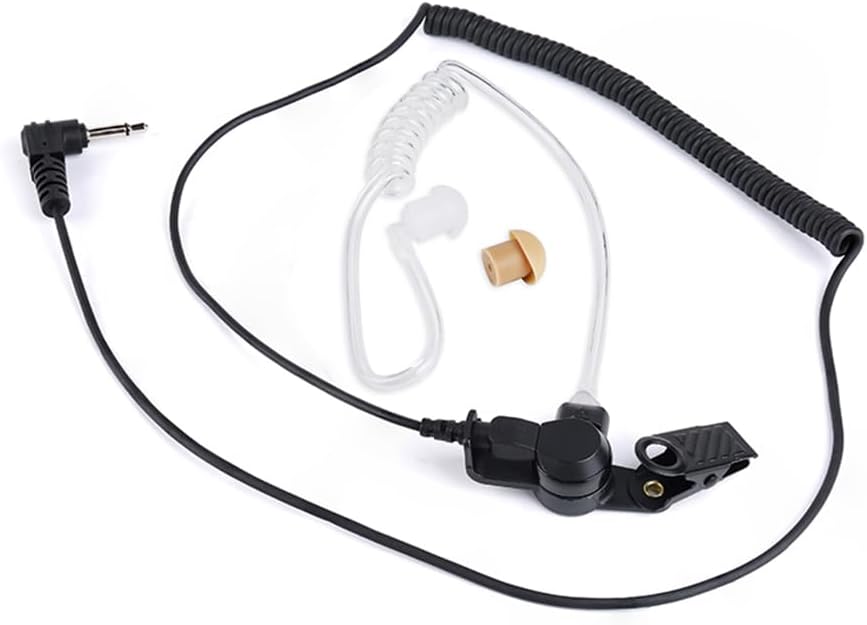 Amazon.com: 2 Pack 3.5mm Receiver/Listen Only Acoustic Tube Headset ...