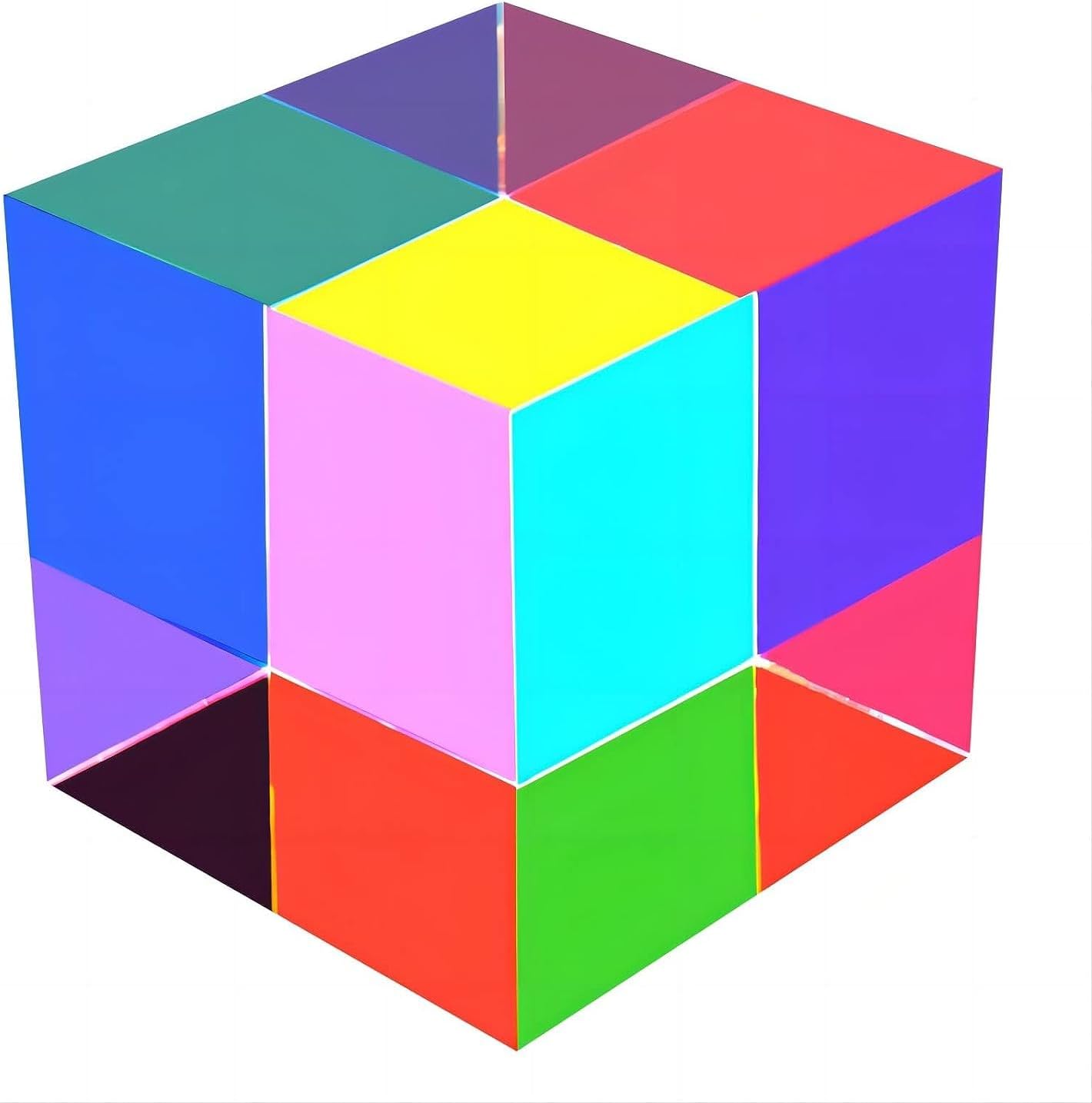 Amazon.com: CMYCUBE CMY Color Cube, 2.36 inch (60mm) Acrylic Multi ...
