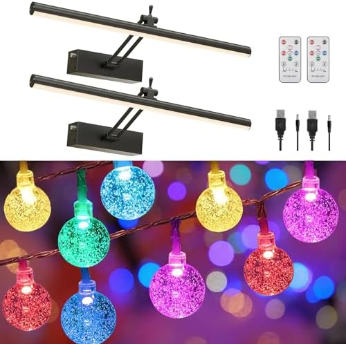 Amazon.com: Mocalido 50ft Color Changing Globe String Lights and 2 Pack ...