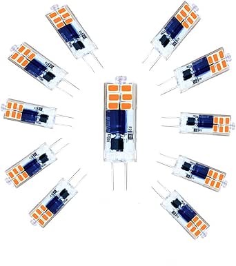 (10 Pack) G4 2W LED Light Bulbs AC220-240V Non Dimmable Replace G4 20w ...