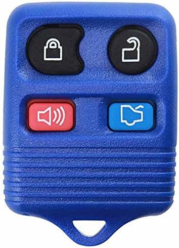 Amazon.com: KeylessOption Blue Replacement 4 Button Keyless Entry ...