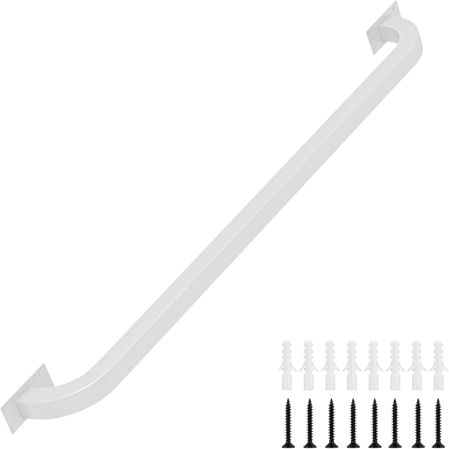 Handrail for Stairs - Complete Kit 30cm-600cm, Metal Wrought Iron ...