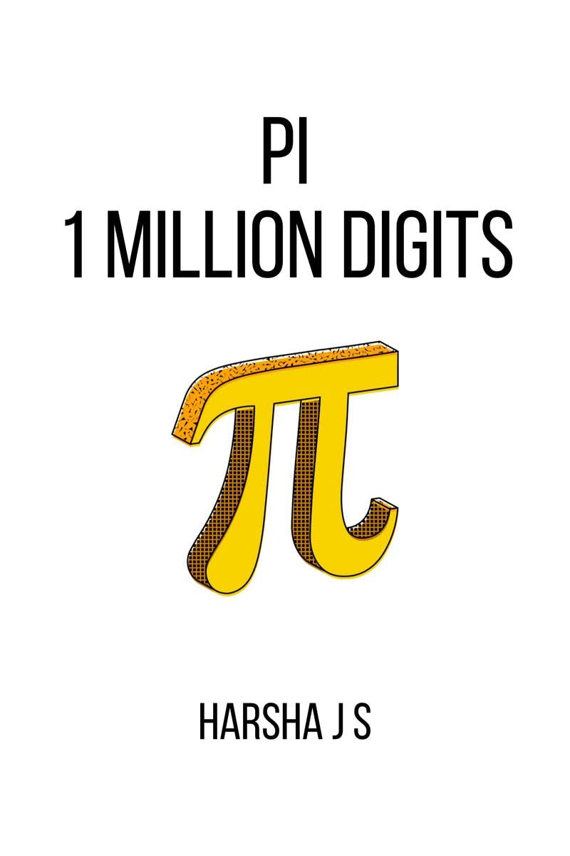 Buy PI 1 million digits : One Million Digits of Pi Book Online at Low ...