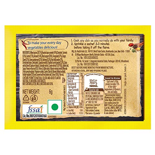 Maggi Masala Magic, 6g [Pack of 60] - Price History