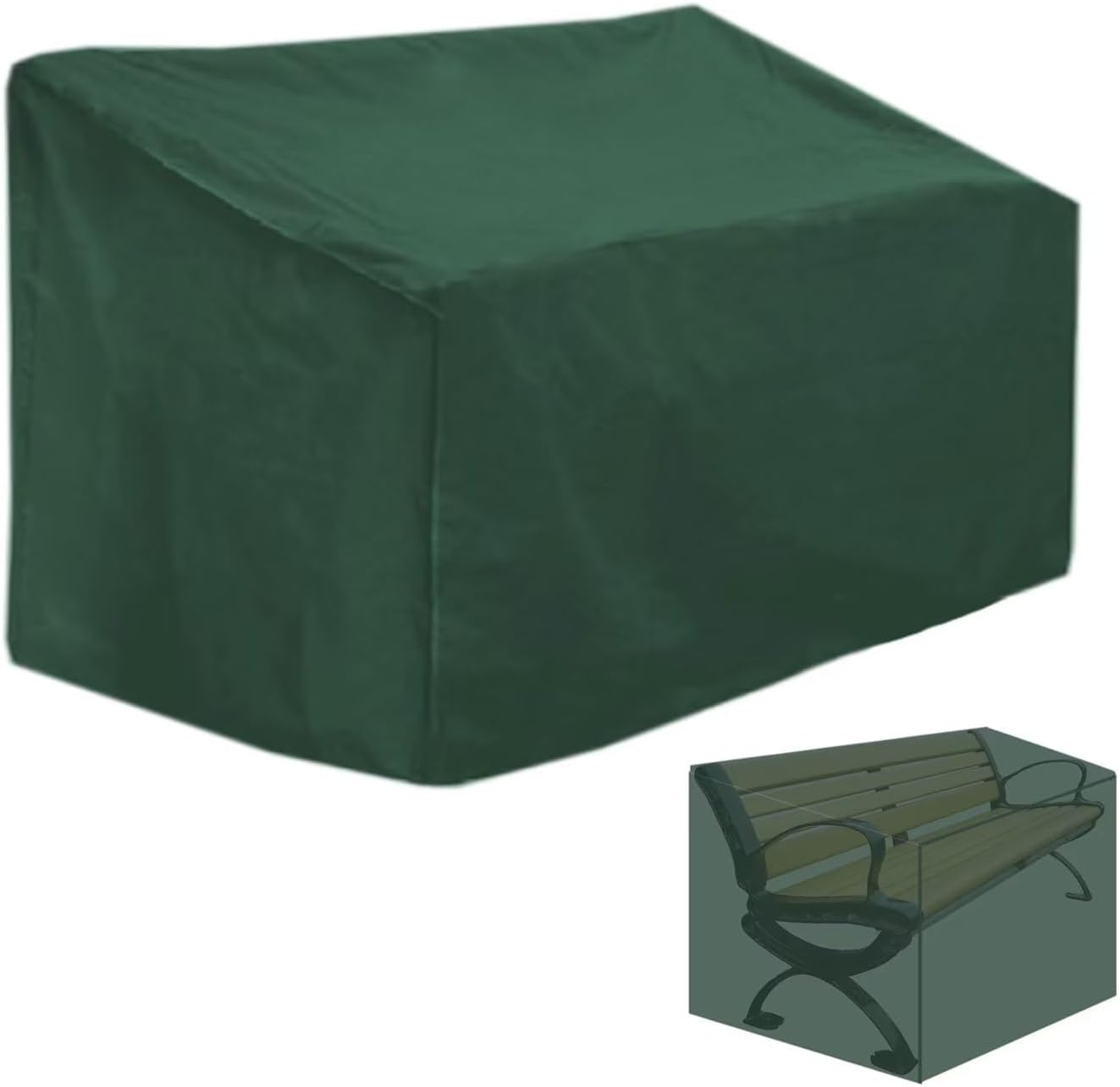 Amazon.com: Typutomi Outdoor Bench Cover, 210D Waterproof 2-Seater ...