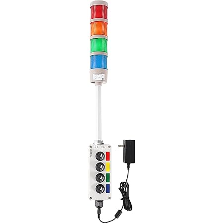 Amazon.com: Signaworks 4 Stack Super Bright LED Andon Tower Light, Off ...