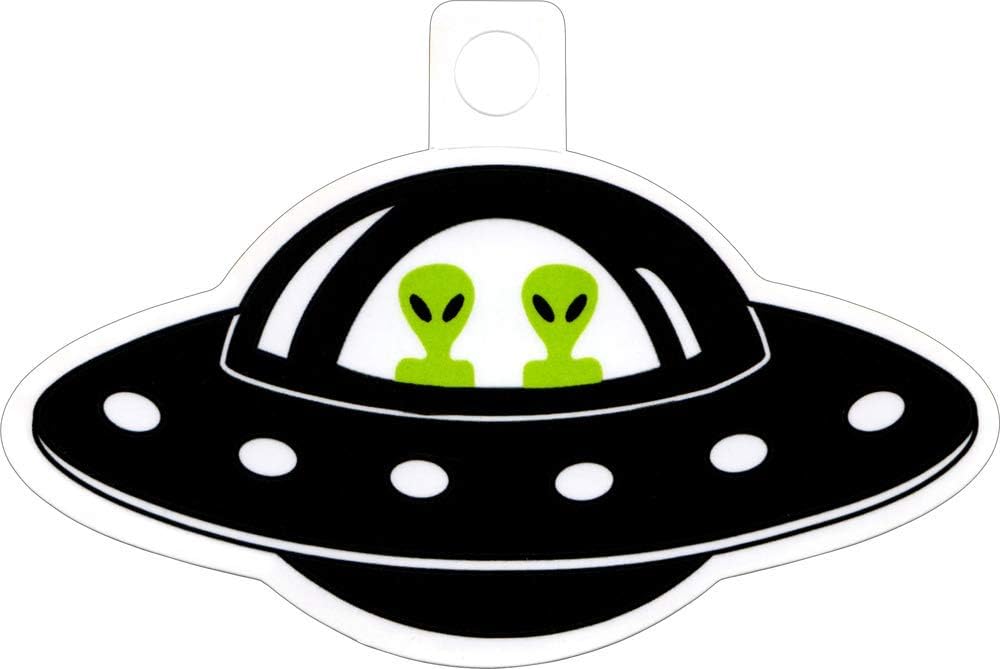 Amazon.com - Sunset Graphics & Decals Alien Peace Sign Decal Vinyl Car ...